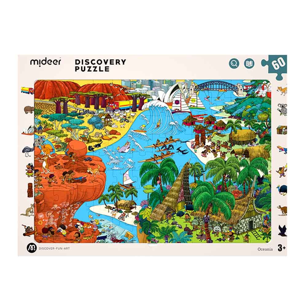 Mideer Big World Small World Australia-Themed Discovery Puzzle: 60 ...