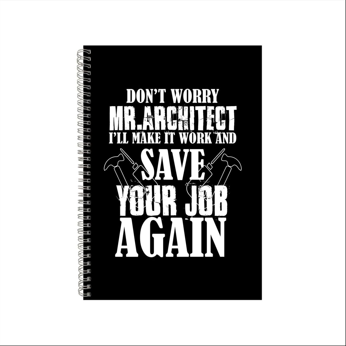 Construction Notebook Gift Idea A4 Notepad Pad 30 | Shop Today. Get it ...