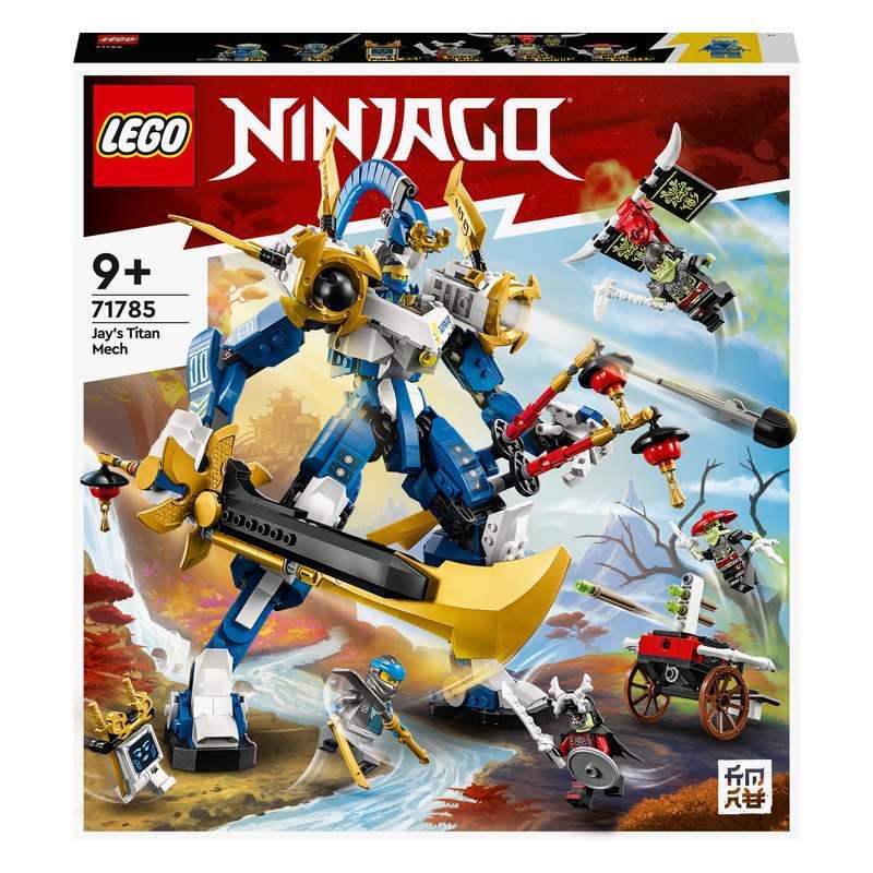 LEGO® NINJAGO® Jay’s Titan Mech 71785 Building Toy Set (794 Pieces ...