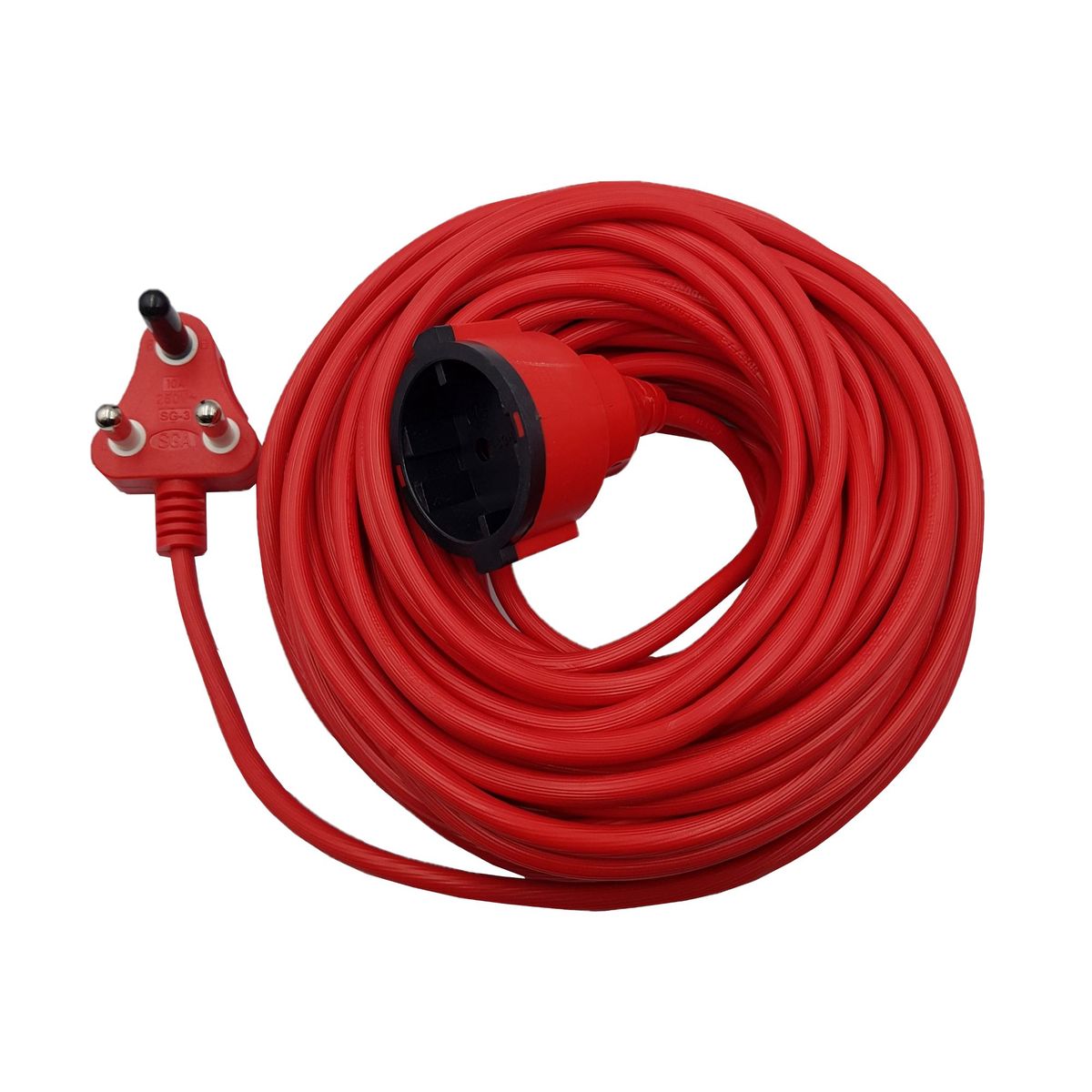20m X 1 0mm Extention Cord Lead Cable Red Buy Online In South