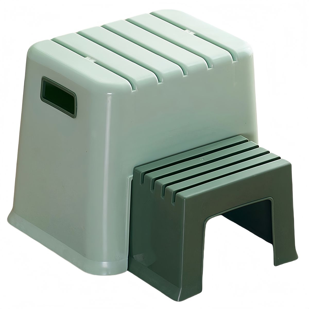 Removable Step Stool Plastic Stool 2-Piece Set - Two-Color Stitch Optional | Shop Today. Get it ...
