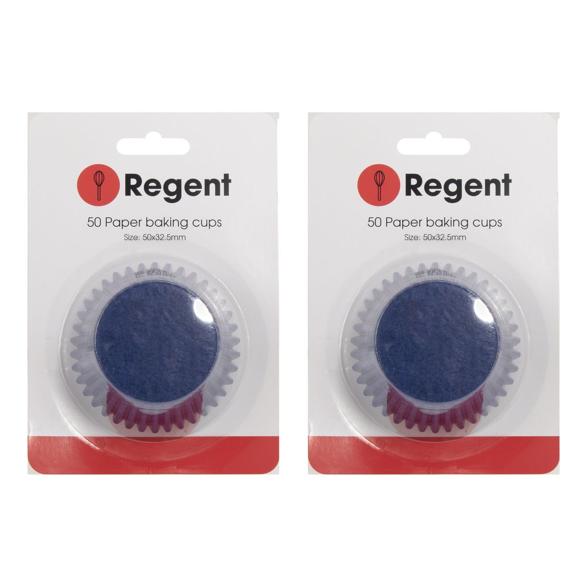 Regent Cake Cups Blue Glassine Paper - 50 x 32.5m 2 Pack 100 Pieces ...