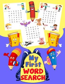 My First Word Search: Fun First Words with Illustrations for kids 4-6 ...