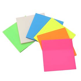 Transparent Sticky Notes See-Through Stickers Colored PET 6-Pack 350 ...