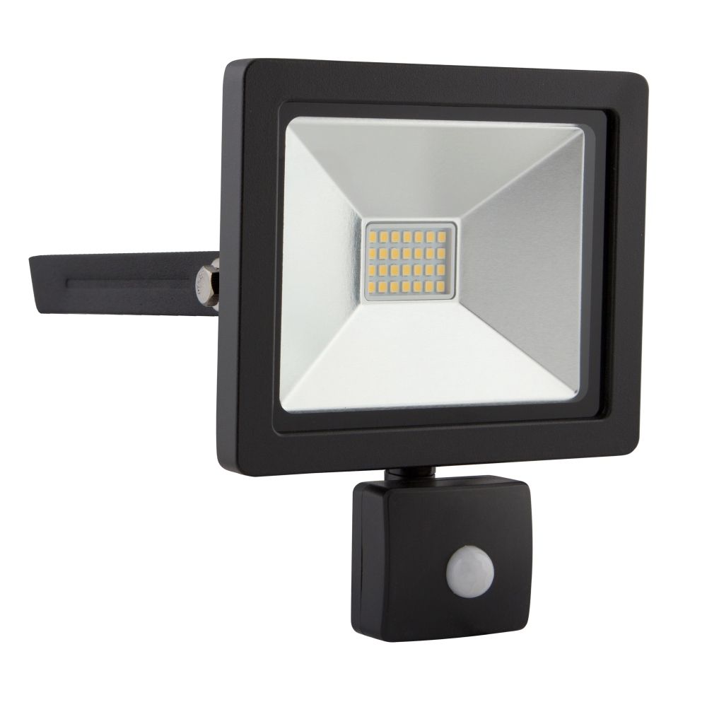 Eurolux LED Floodlight 20W with Sensor Black | Shop Today. Get it ...