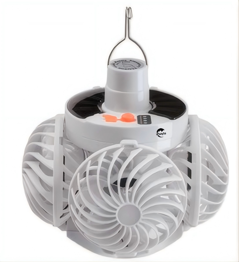 Solar Football Fan Light OutdoorCamping Led Bubble Wall Mounted Fan ...