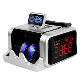 Multi Currency Money Counter With Counterfeit Detector - Silver | Shop ...