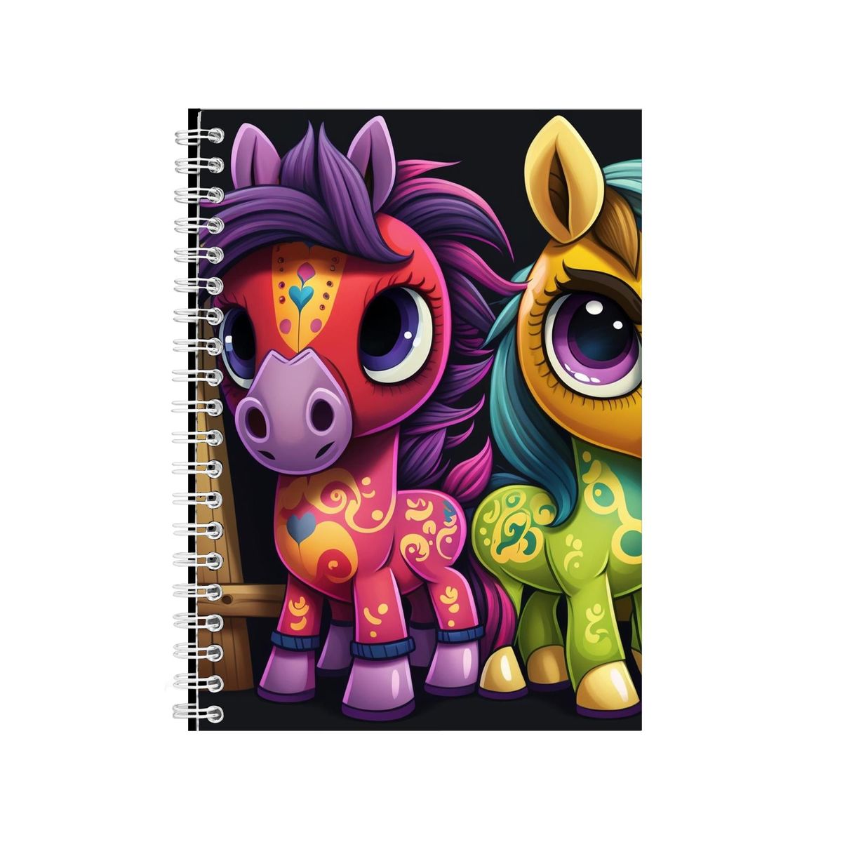 Cute Big Eyes Baby Horses Notebook Animal Gift Idea Notepad Pad 81 ...