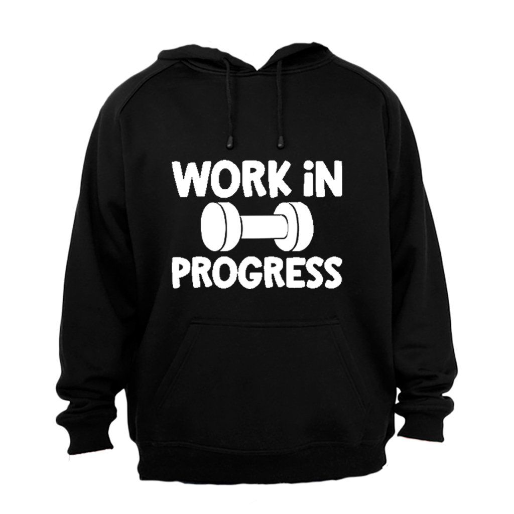 Work In Progress - Gym - Mens - Hoodie - Black | Shop Today. Get it ...