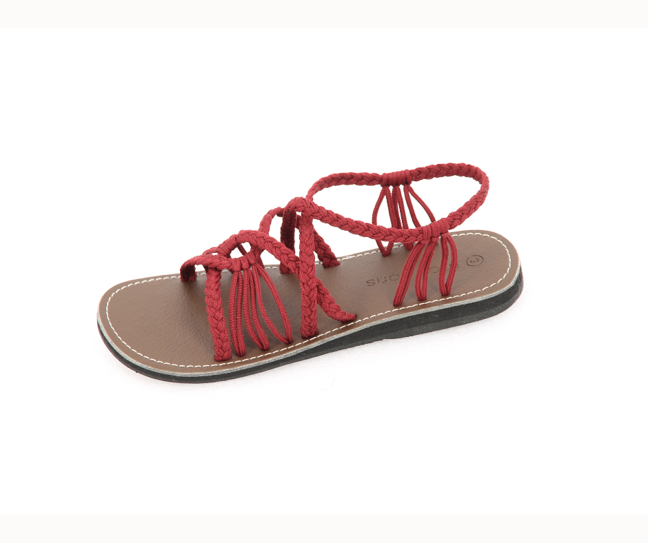 Marmoris Women Burgundy Sandal | Shop Today. Get it Tomorrow ...