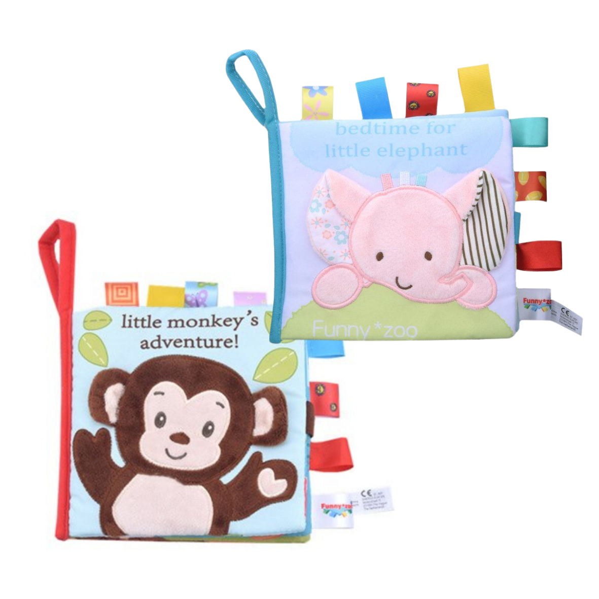 Happy Baby Label Cloth Book -Animals (Dual Pack) | Shop Today. Get it ...
