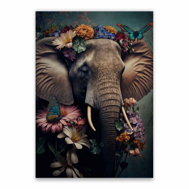 Elephant Decorative Poster - A1 | Shop Today. Get it Tomorrow ...