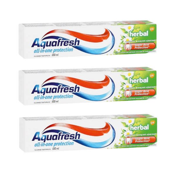 Aquafresh - Herbal Toothpaste (3 x 100ml) | Shop Today. Get it Tomorrow ...