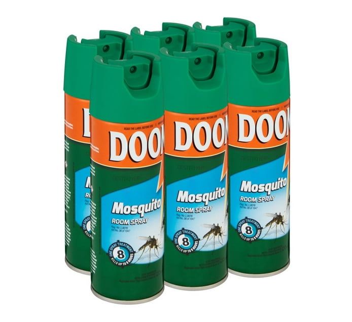 Bulk Pack 6 x Doom Destroyer Mosquito Room Spray 300ml | Shop Today ...