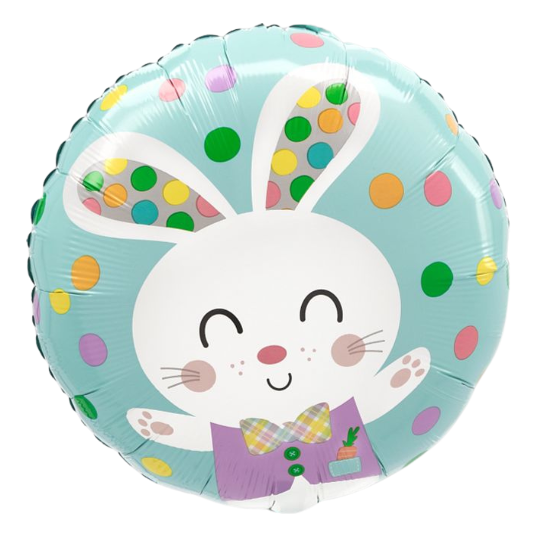 Foil Balloon 18 inch Easter Spotted Bunny Rabbit | Shop Today. Get it ...