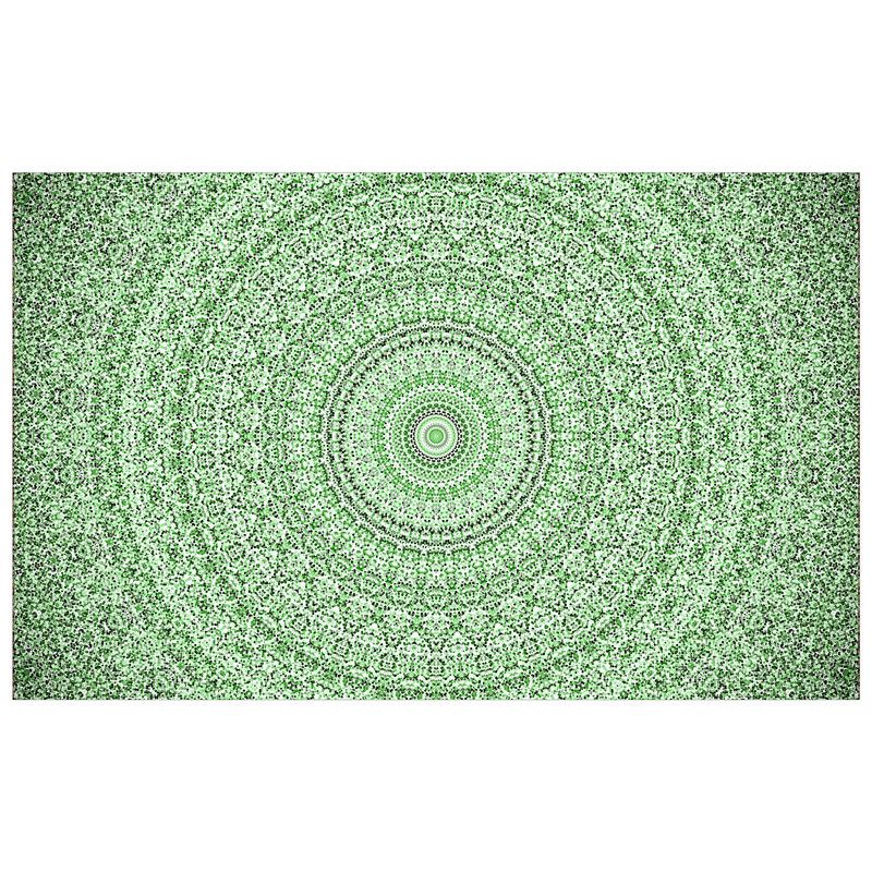 Divine Symmetry Green Rectangle Tablecloth | Shop Today. Get it ...