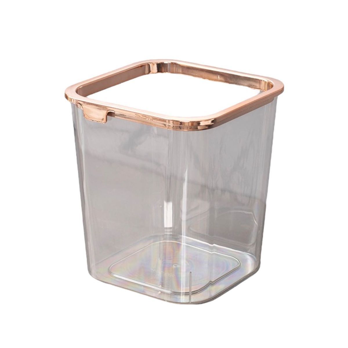 Mini Transparent Trash Bin Office Vanity Bin Minimalistic Bin 20CM ...