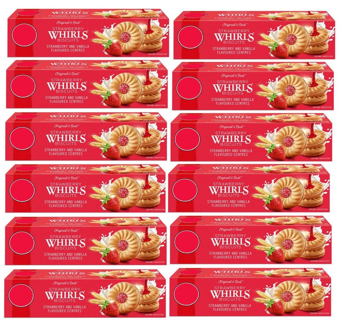 Bakers Strawberry Whirls 12x200g | Shop Today. Get it Tomorrow ...