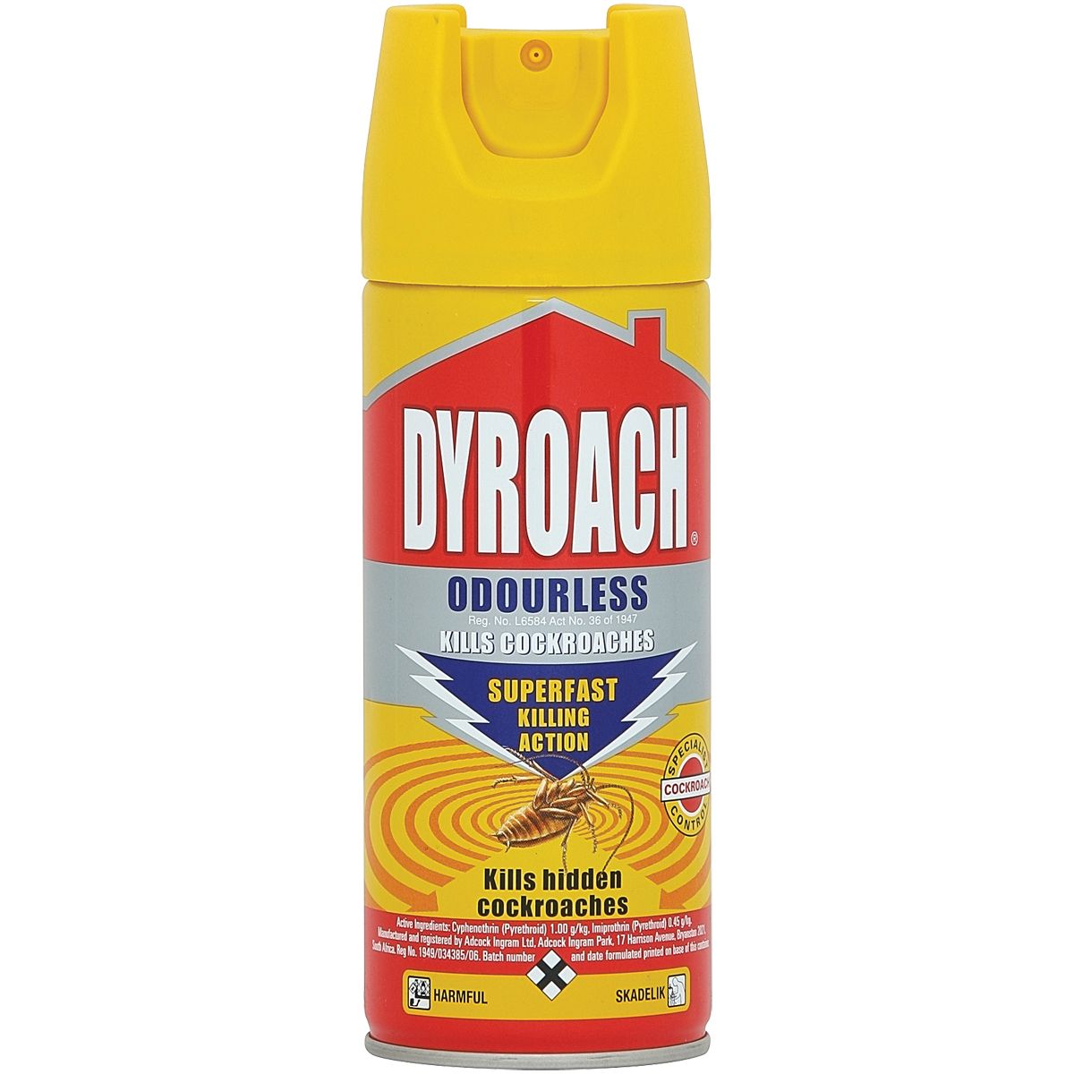 Dyroach Odourless Aerosol 300ml | Shop Today. Get it Tomorrow ...