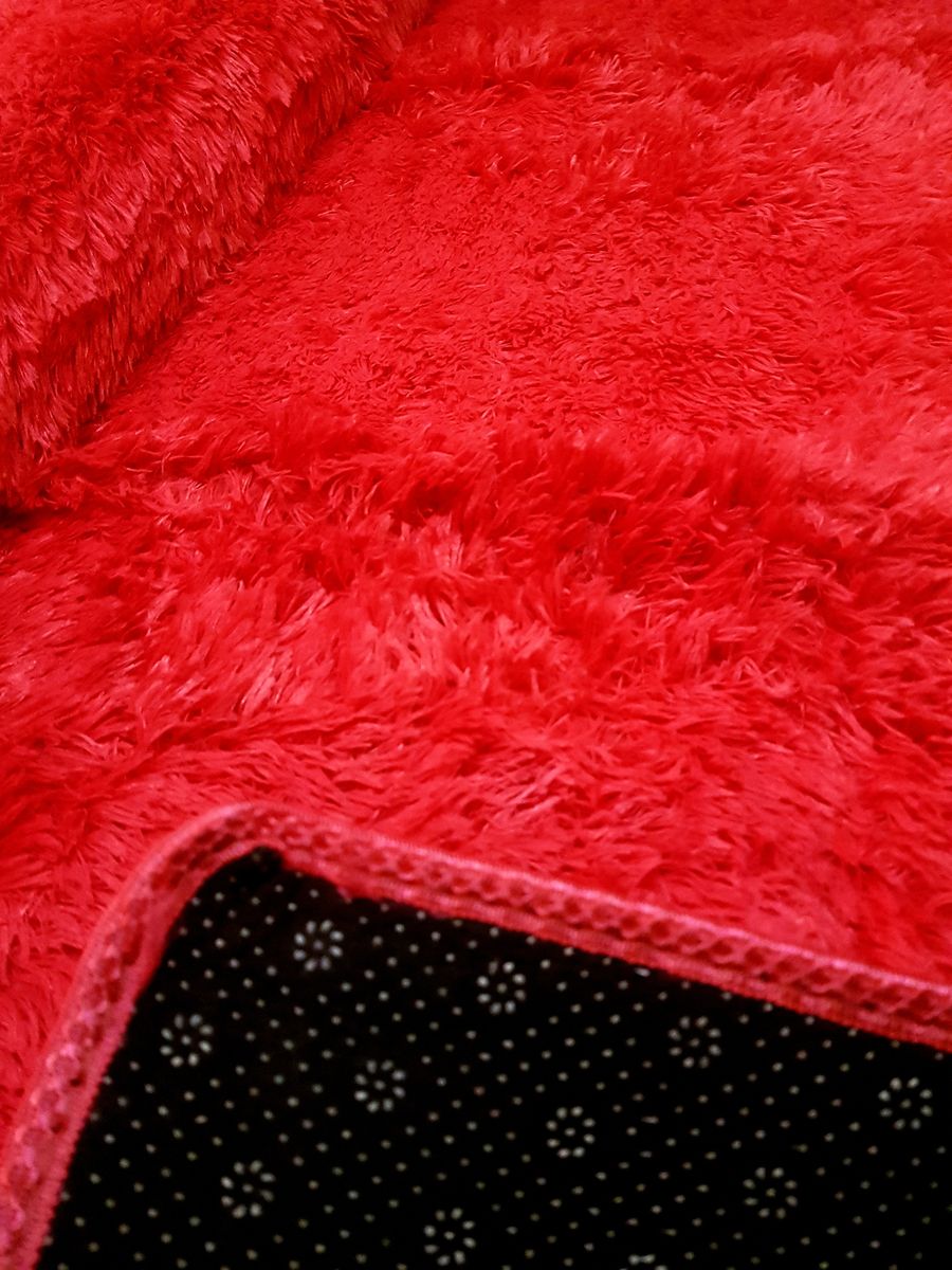 New Large Premium Fluffy Carpet/Rug Red | Shop Today. Get it Tomorrow ...