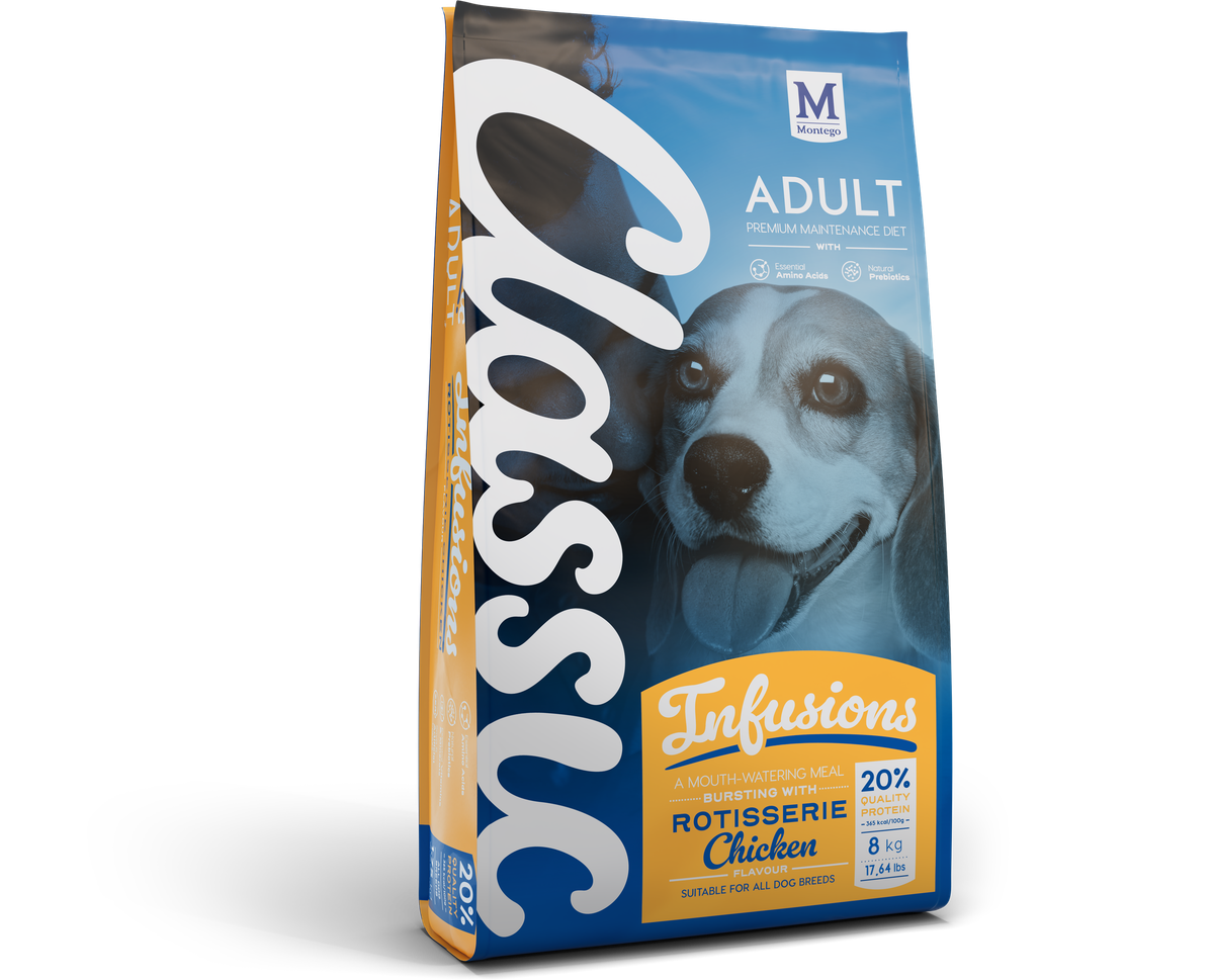 Montego Classic Infusions Rotisserie Chicken Adult Dog Food- 1,75kg ... Montego Classic Infusions Rotisserie Chicken Adult Dog Food- 1,75kg ...