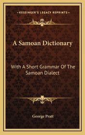 A Samoan Dictionary | Shop Today. Get it Tomorrow! | takealot.com