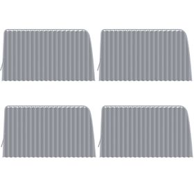 4PK Car Window Sun Shade Visor Windscreen Shade Sock Universal Front ...