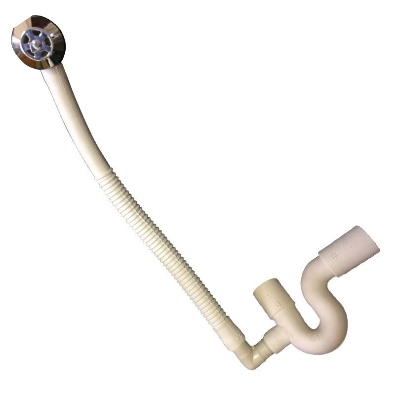 Bulk Pack x 2 Trap White Bath & Overflow (50mm PVC Out) | Shop Today ...