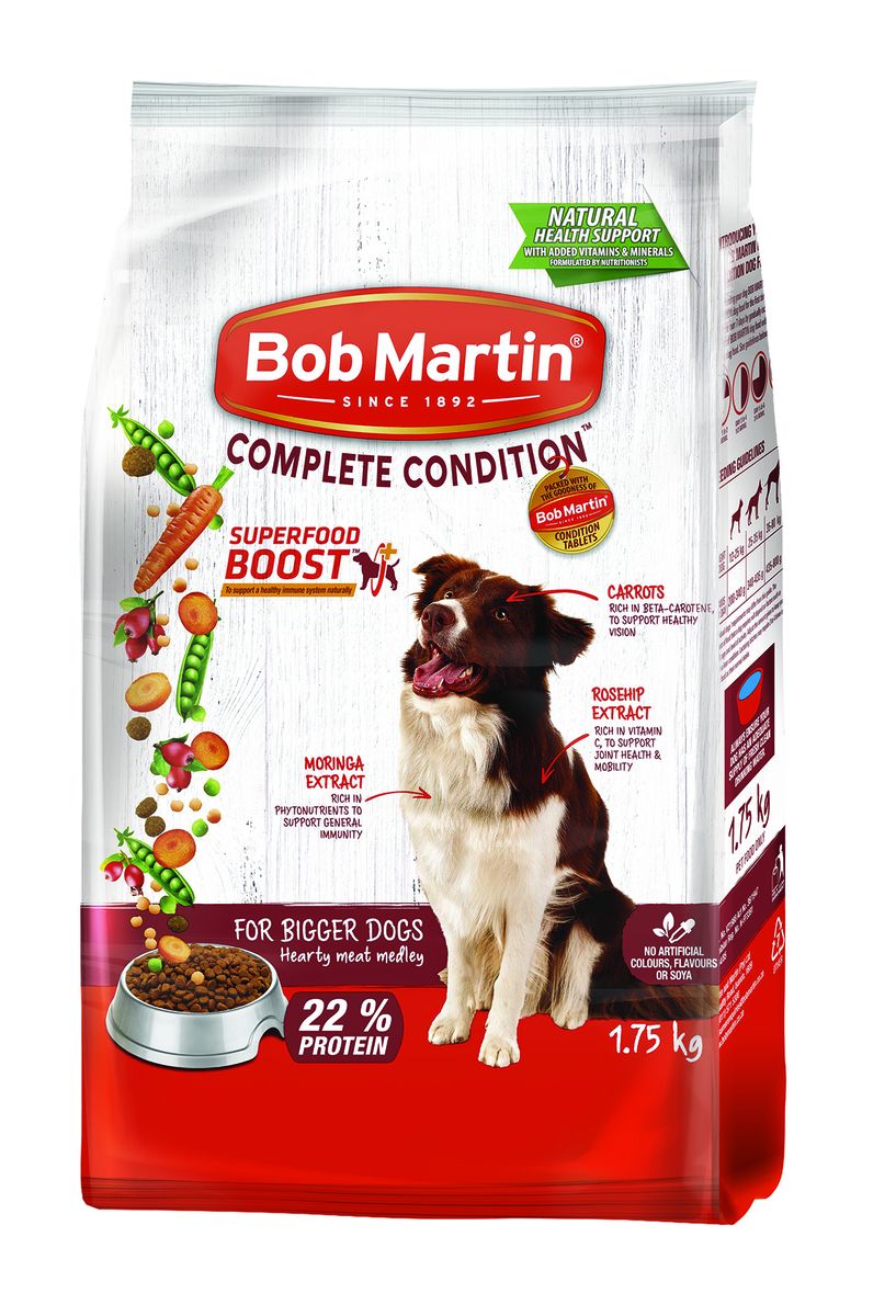 Bob Martin - Dog Food Hearty Meat Medley for Bigger Dogs - 1.75kg | Buy ...