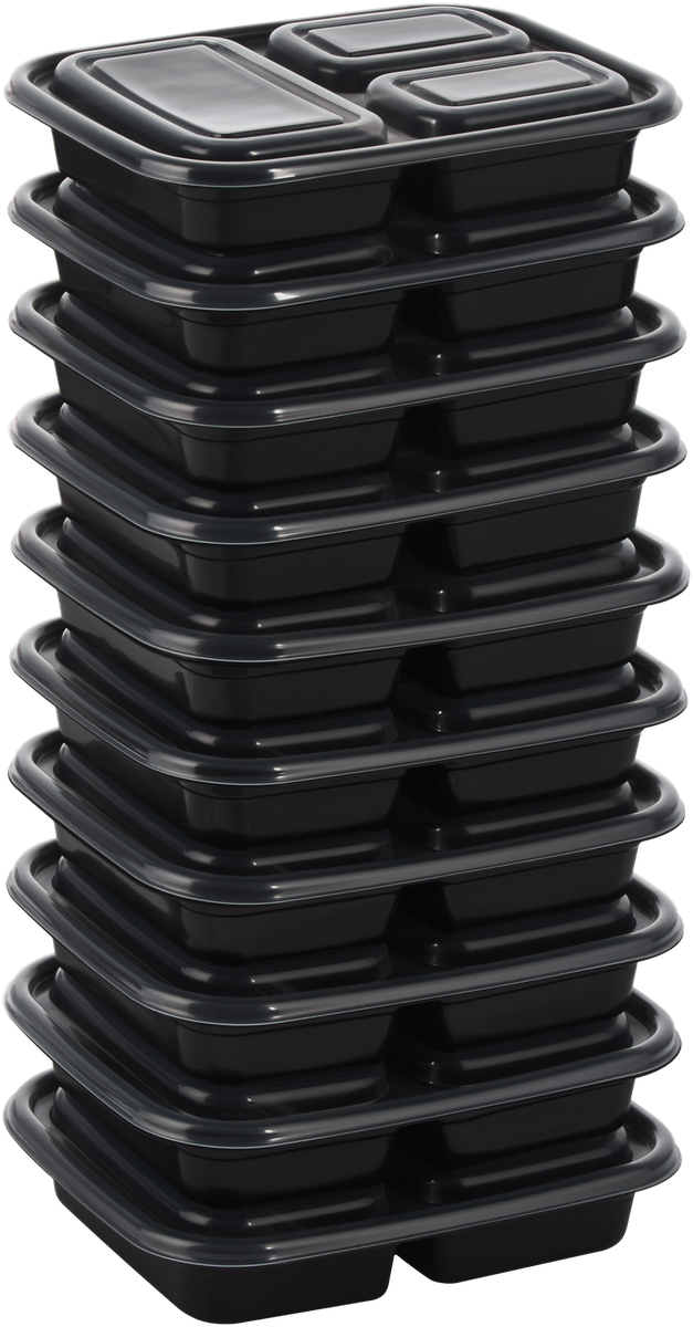 O2 Store 3 Compartment Storage Containers - 1000ml - Set of 10 | Shop ...