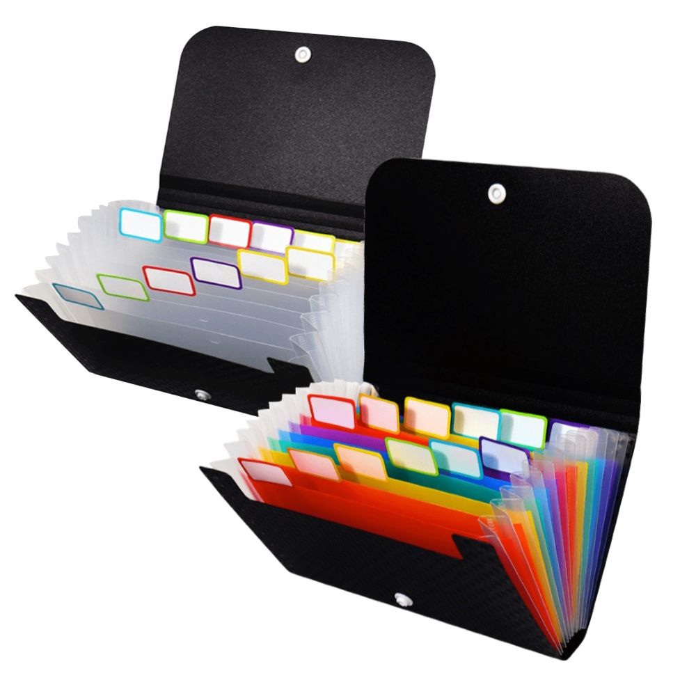 Craft Stationary Mini File Wallet Expanding Folder 13 pages (18cm)-Set ...