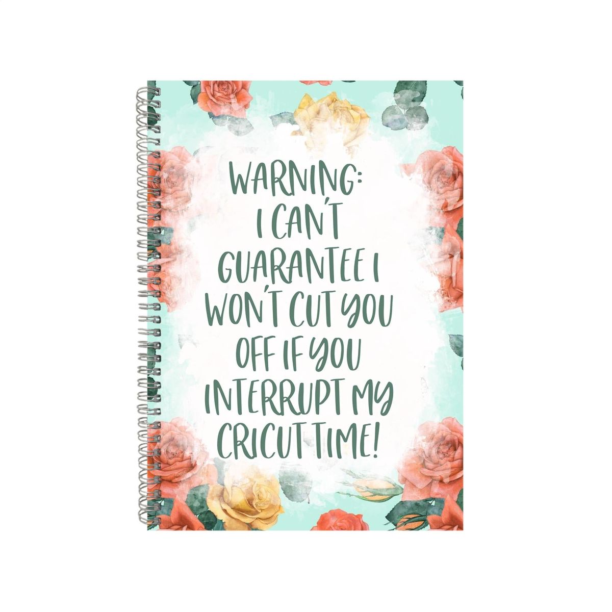 I Cant Guarantee I Wont Cut You Off Notebook Gift Idea A4 Notepad Pad ...