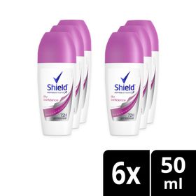 Shield Women Dry Confidence Antiperspirant Roll-On Deodorant 6x50ml ...