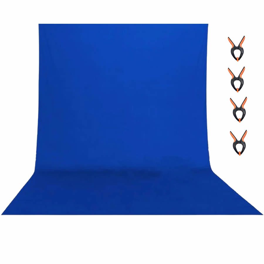 19.686ft X 9.843ft Photography Video Blue Chromakey Backdrop Screen ...