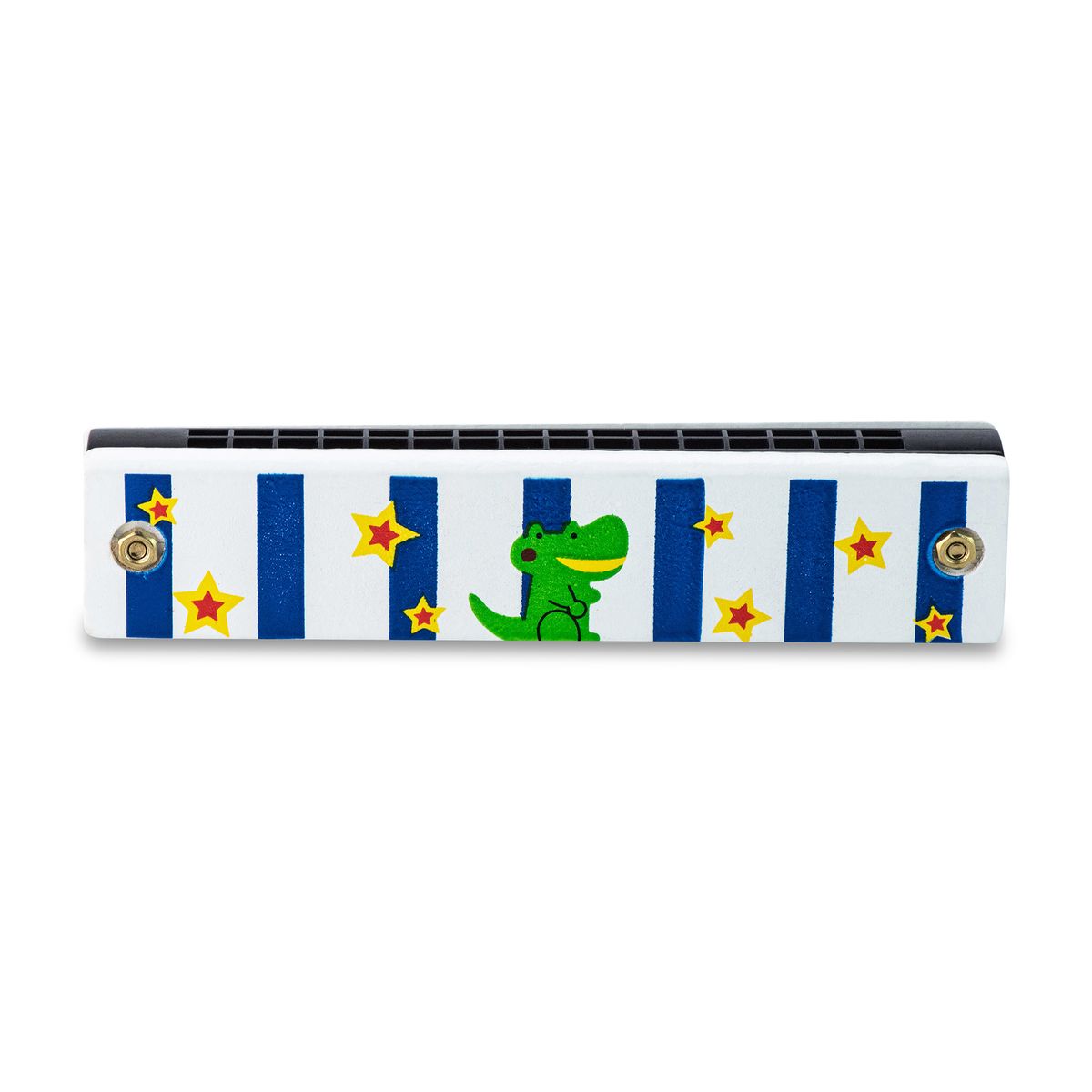 Harmonica - Musical Instrument - Toy - Crocodile - Blue & White | Shop ...