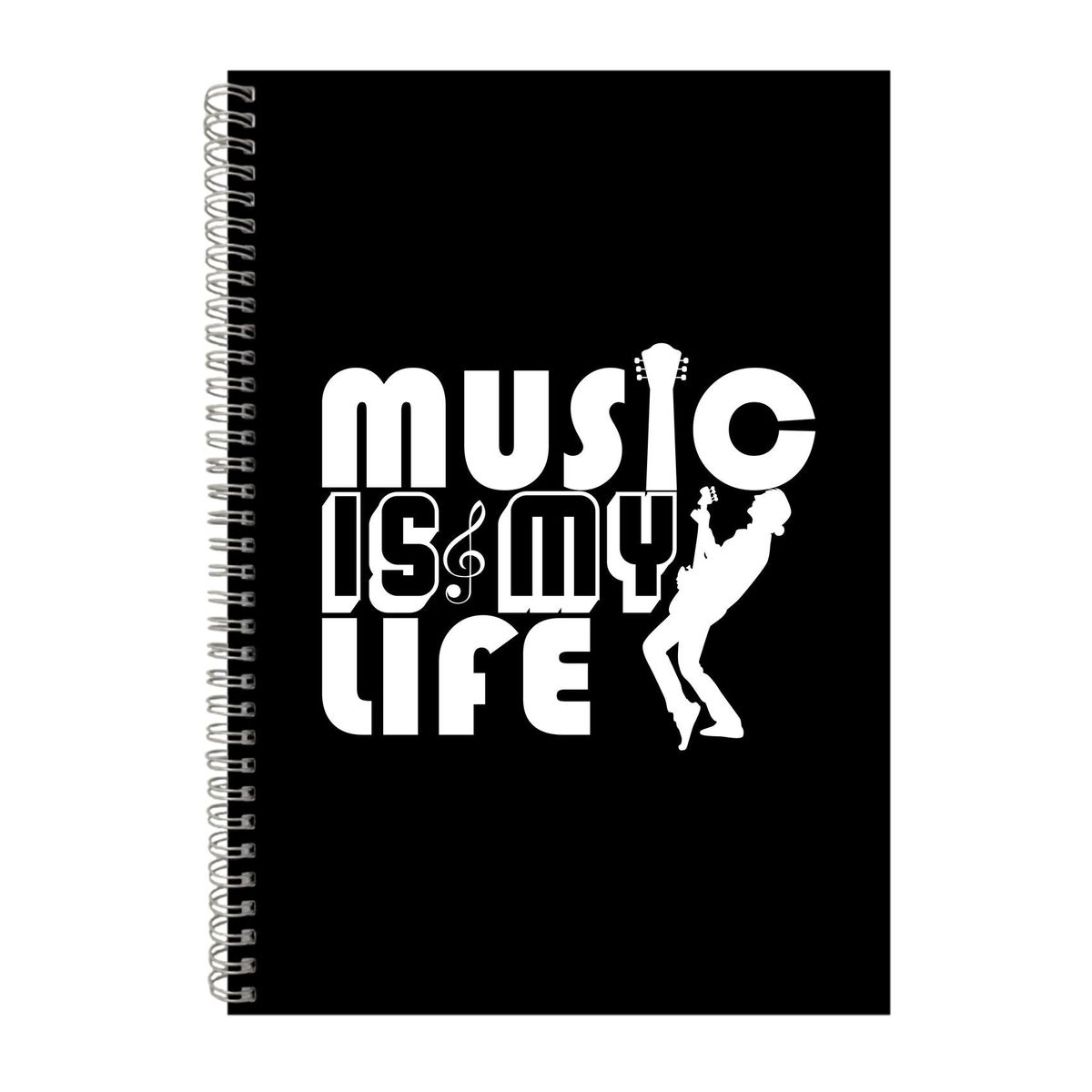 My Life Notebook Music Gift Idea A4 Notepad 146 | Shop Today. Get it ...