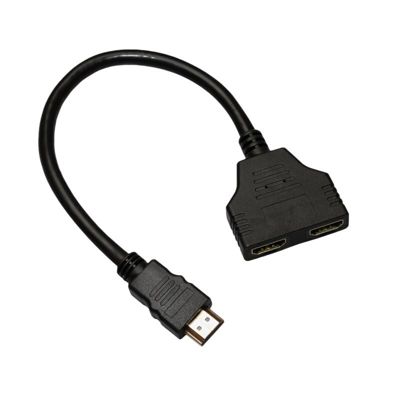 HDMI Splitter Adapter Cable 1080P (Q-C29) | Shop Today. Get it Tomorrow ...