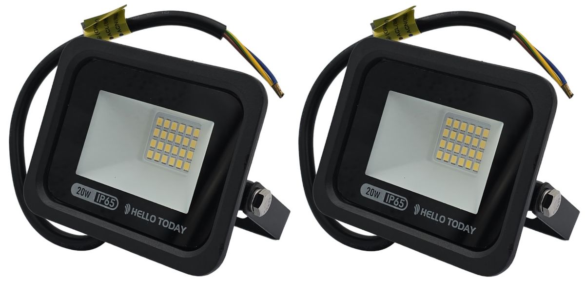 Hello Today LED Flood Light 20W Cool White - 2 Pack | Shop Today. Get ...