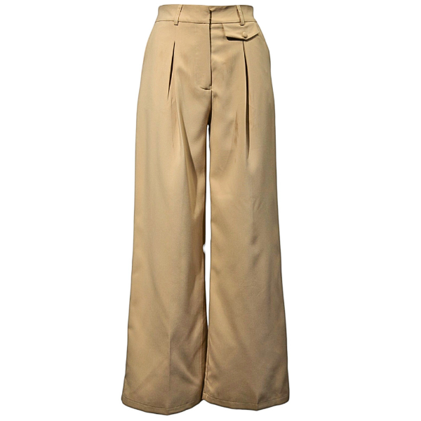 Missy Missi Ladies Formal Pants With Front Pocket Creme | Shop Today ...