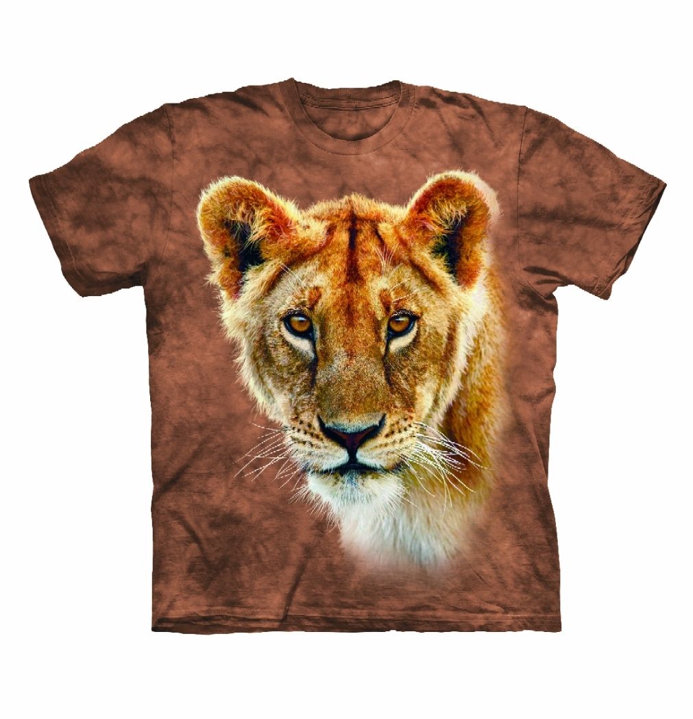 Kool Africa - Animal Dyed Ladies Brown T-Shirt - Lioness | Shop Today ...