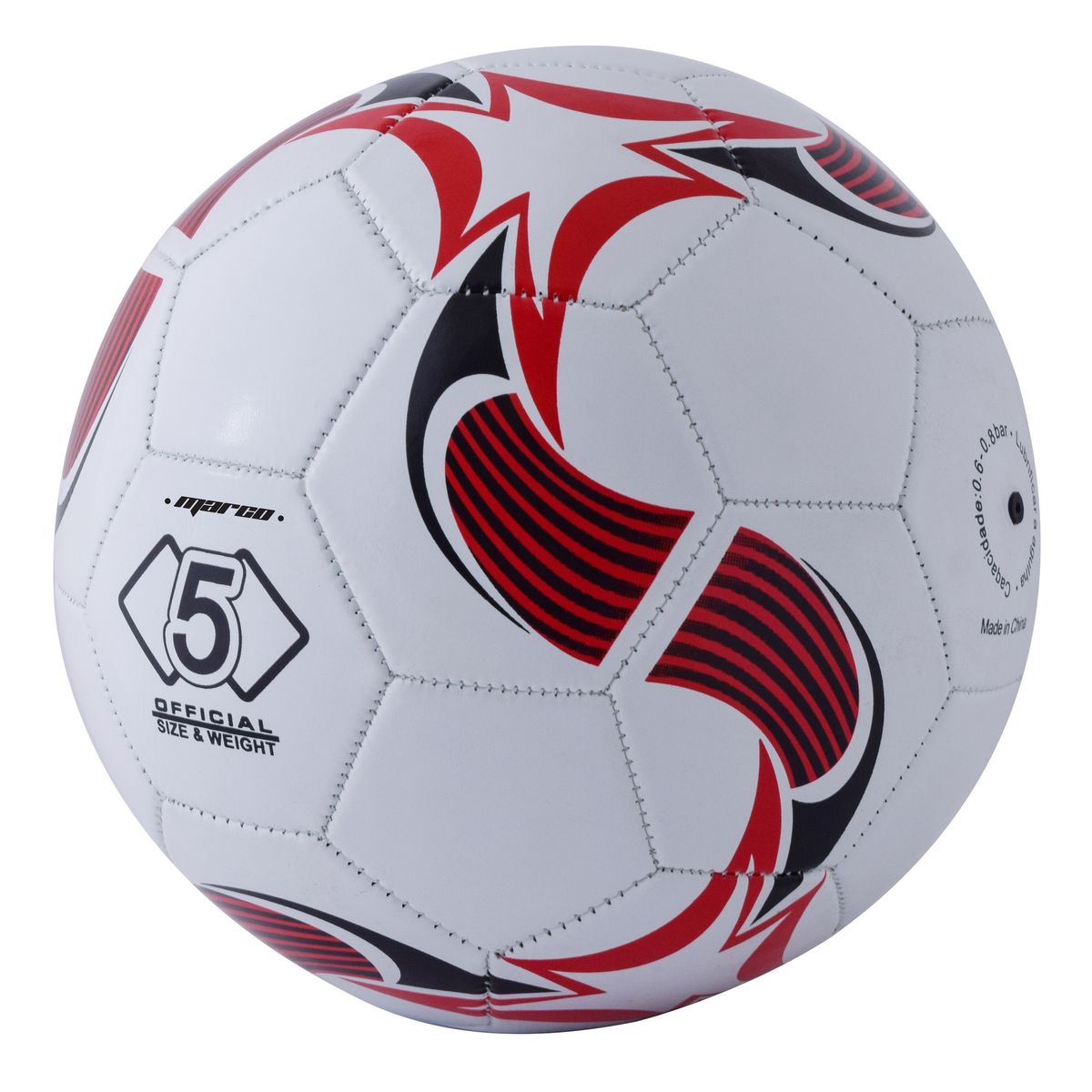 Marco Striker Soccer Ball - White/Red | Shop Today. Get it Tomorrow ...