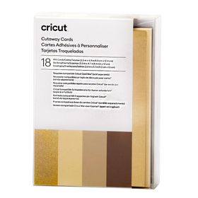 Cricut Cut Away Cards Neutrals R10 8.9 Cm X 12.4 Cm 18 Pack | Shop ...