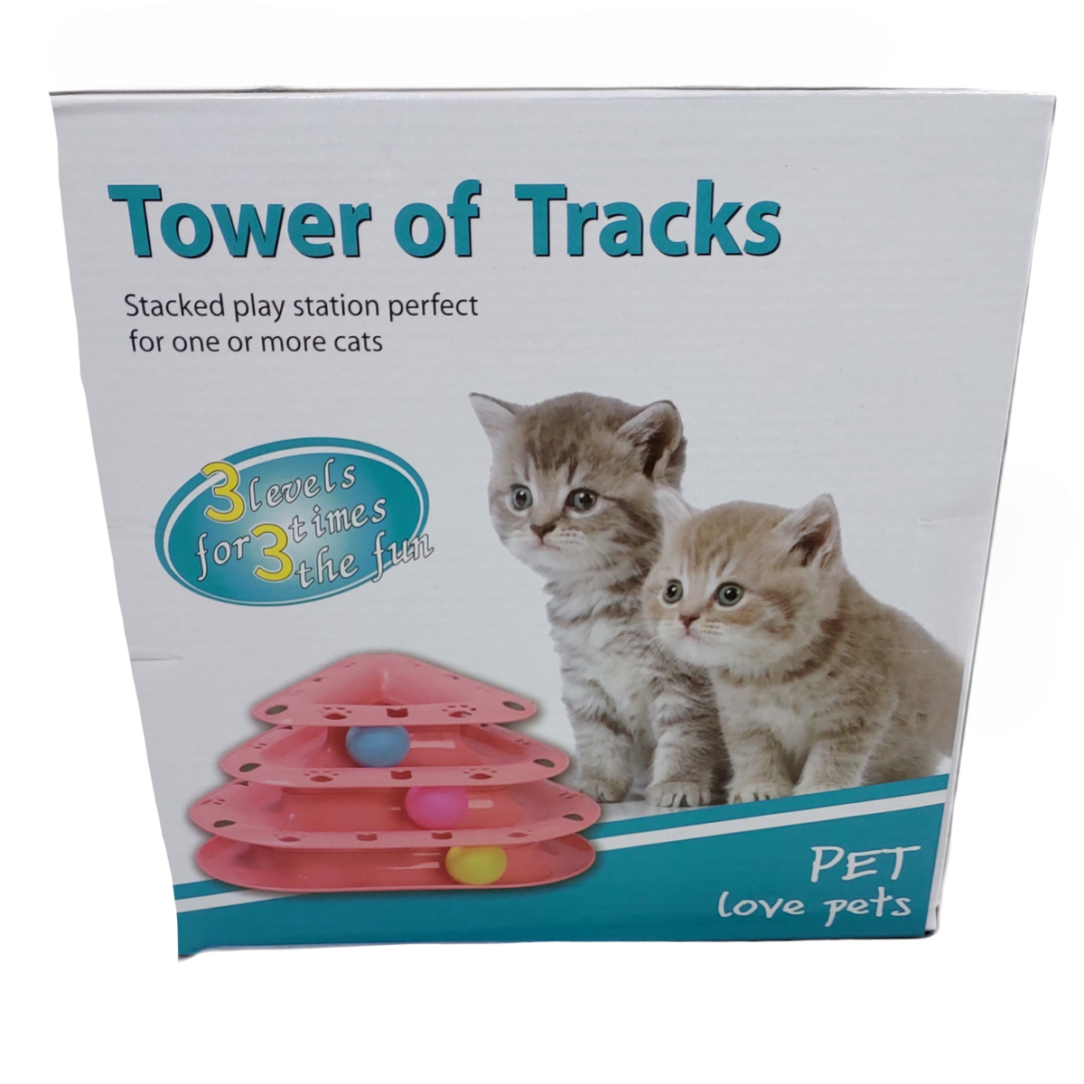 Triangular Tower of Tracks Cat Toy with Balls | Shop Today. Get it ...