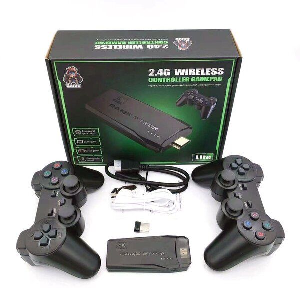 4K Ultra HD Game Stick + 2 x Wireless Controllers Gamepad Set | Shop ...