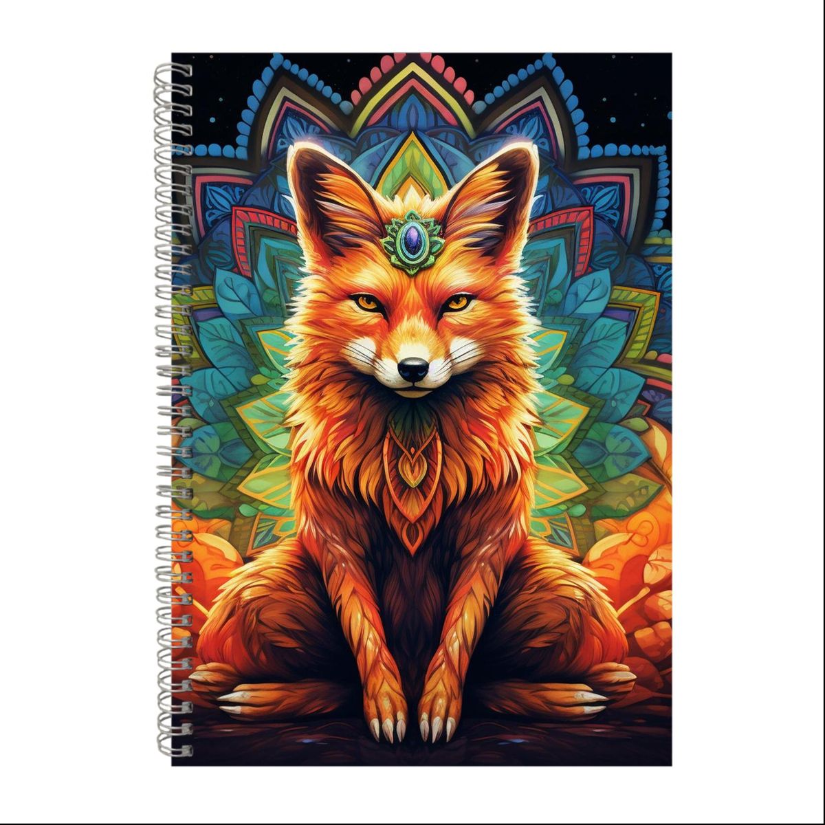 Psychedelic Fox 2 Gift Idea A4 Notepad 248 | Shop Today. Get it ...