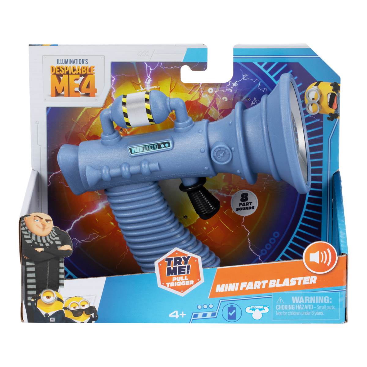 Despicable Me 4 Mini Fart Blaster With Sounds Shop Today Get It Tomorrow