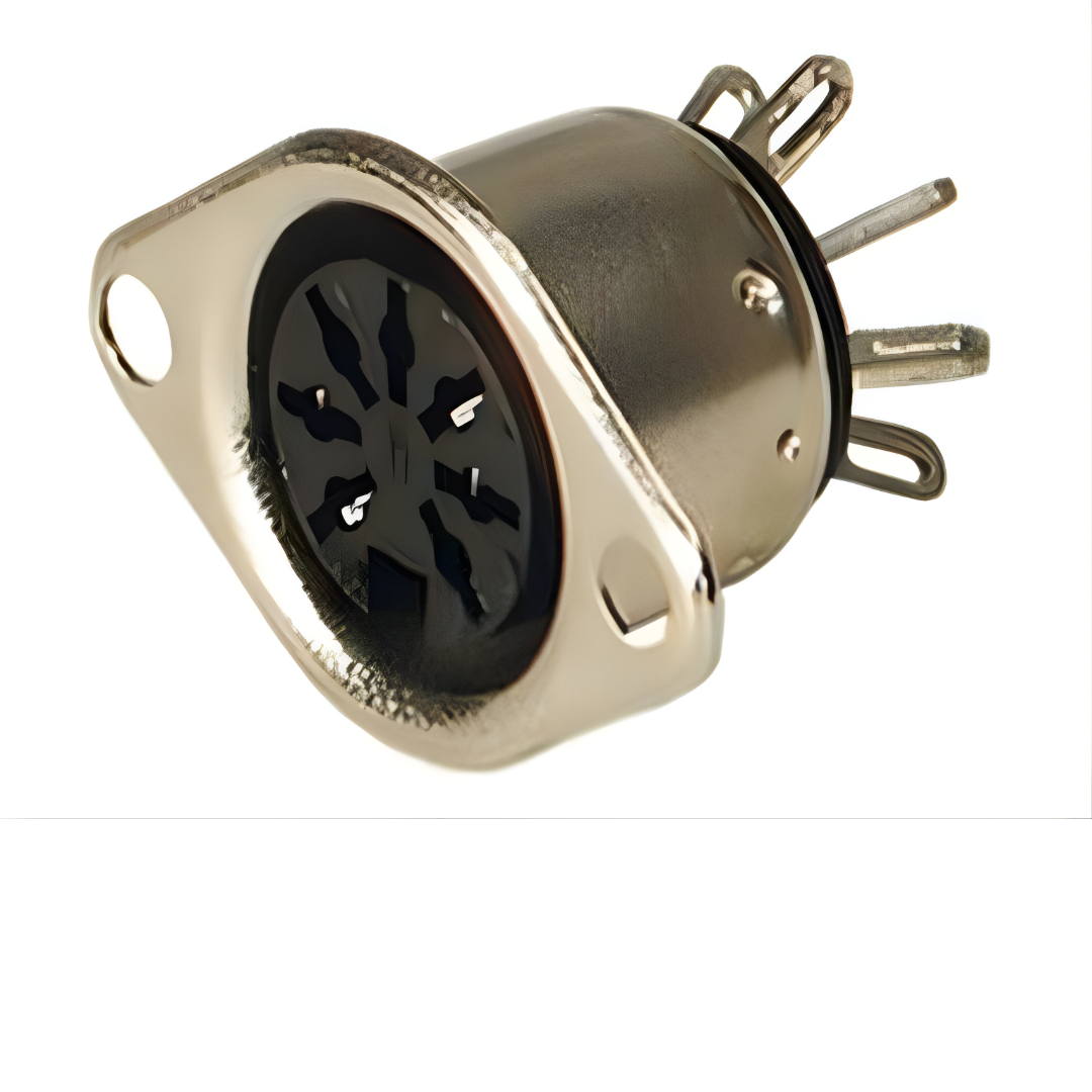 B31 - 3-Way Panel Mount DIN Socket with Flange 180 Pin Layout | Shop ...