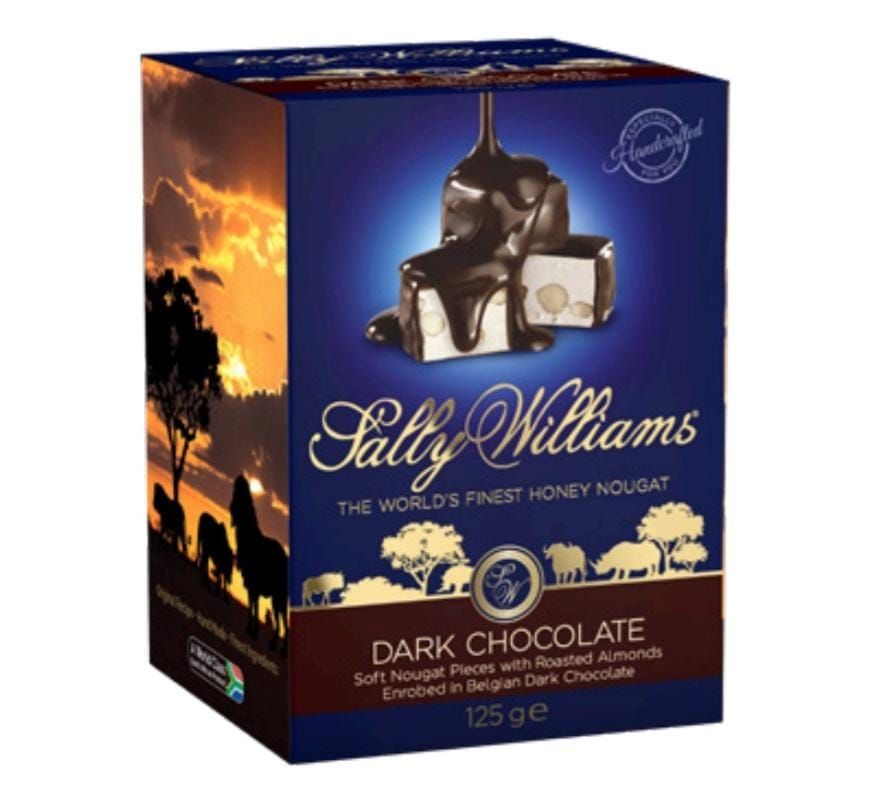 Sally Williams African Collection Dark Chocolate Coated Nougat 125g ...