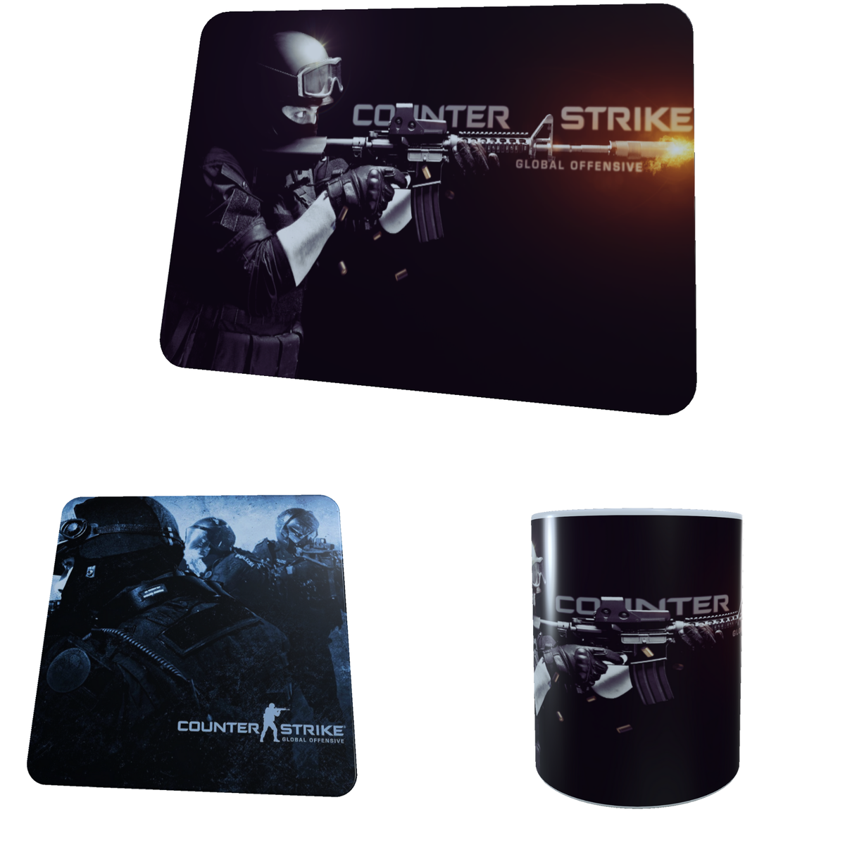 Counter-Strike - Aesthetic D - Coffee Mug, Coaster and Mouse Pad Combo ...