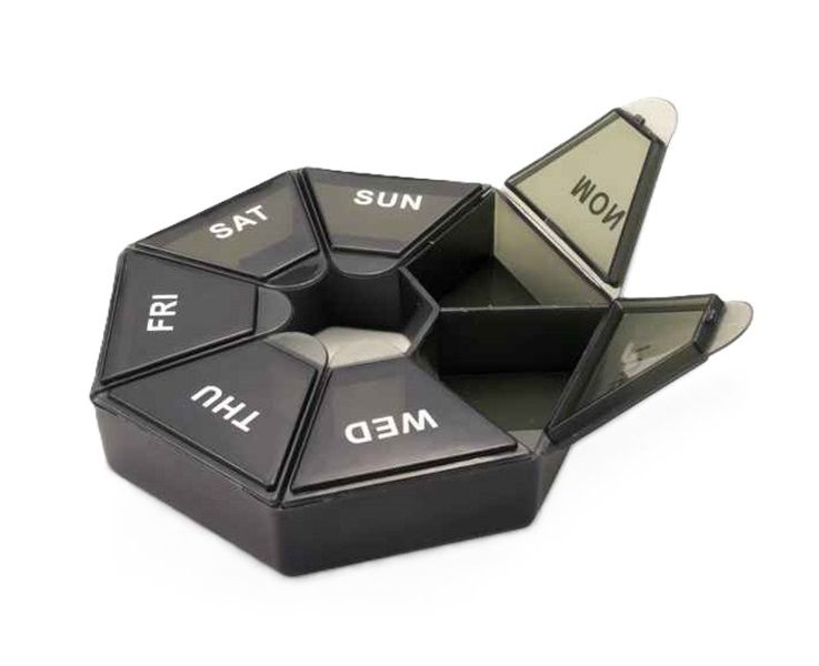 Quality Waterproof 7 Grid Easy Use Pill Box Organizer Case | Shop Today ...